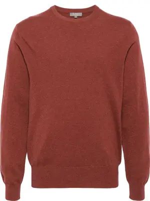 N.peal The Oxford Cashmere Jumper - Red
