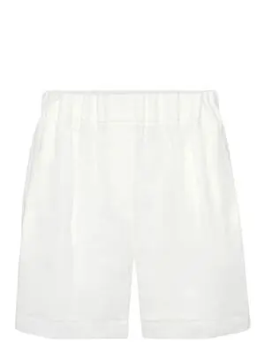 Brunello Cucinelli Brunello Cucinelli Elasticated Waist Cotton Shorts White