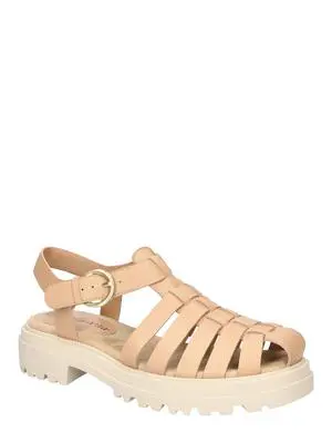 BELLA VITA Sinclaire Fisherman Sandal - Natural Leather