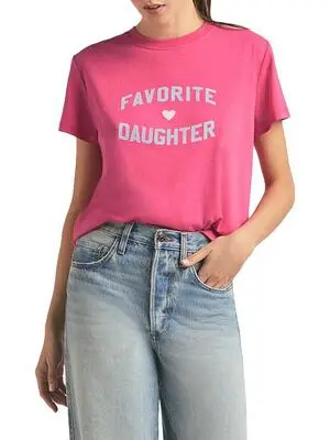 FAVORITE DAUGHTER Favorite Daughter Graphic T-Shirt Beetroot