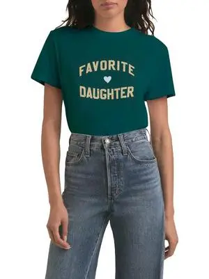 FAVORITE DAUGHTER Favorite Daughter Graphic T-Shirt Juniper
