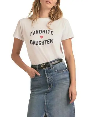 FAVORITE DAUGHTER Graphic T-shirt - White