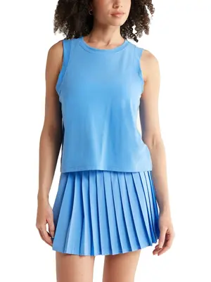 Zella Zella Breathe Active Tank Top Blue Lapis