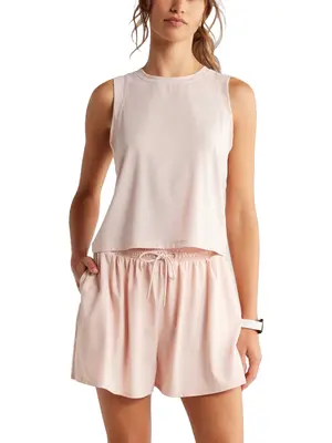 Zella Zella Breathe Active Tank Top Pink Peach