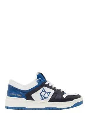 NAKED WOLFE NAKED WOLFE CM-01 Leather Sneakers Blue Combo