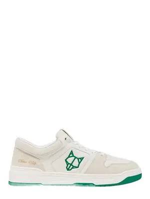 NAKED WOLFE NAKED WOLFE CM-01 Leather Sneakers Green/off White