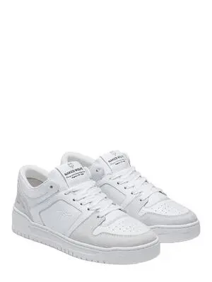 NAKED WOLFE NAKED WOLFE CM-01 Leather Sneakers White Leather/ Suede