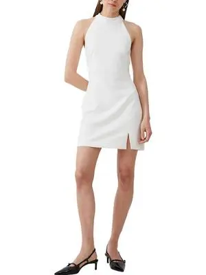 French Connection Whisper Sheath Dress - Summer White