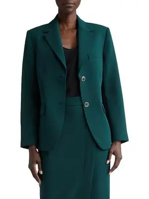 St. John Stretch Cady Blazer - Spruce