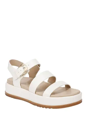 27 EDIT NATURALIZER 27 EDIT Naturalizer Zizi Platform Sandal White Faux Leather