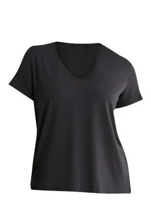 Zella Zella Breathe Active V-Neck Tee Black