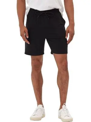 THREADS 4 THOUGHT Casper Fleece Drawstring Shorts - Black