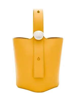 Loewe Pebble Mini Bucket Bag Sunflower