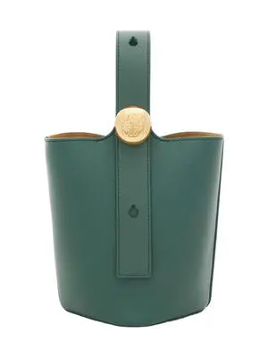 Loewe Pebble Mini Bucket Bag Vetiver