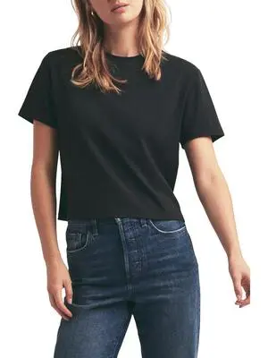 FAVORITE DAUGHTER Organic Cotton T-shirt - Black