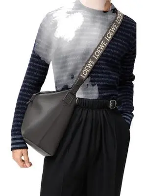 Loewe Cubi Crossbody Bag - Dark Grey