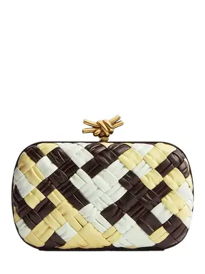 BOTTEGA  VENETA Crystal Knot Minaudière Glacier / Ice Cream / Fondant