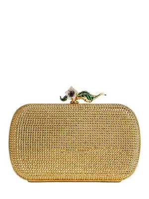BOTTEGA  VENETA Crystal Knot Minaudière - Gold