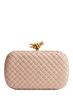 BOTTEGA  VENETA Crystal Knot Minaudière Lotus