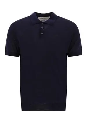 GOLDEN GOOSE Giotto Polo Shirt - Blue