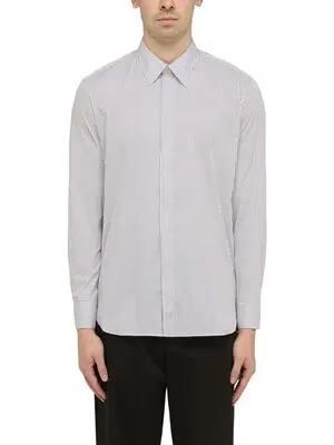 PT TORINO Viscose Striped Shirt - White