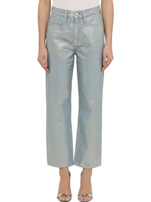 FRAME La Jane Cropped Jeans - Light Blue
