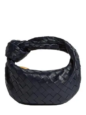 BOTTEGA  VENETA Mini Intrecciato Top Handle Bag - Midnight