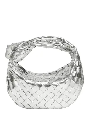 Bottega Veneta Mini Jodie Silver