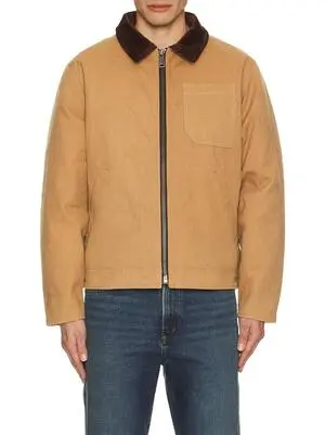 SCHOTT Union Canvas Down Filled Jacket - Khaki