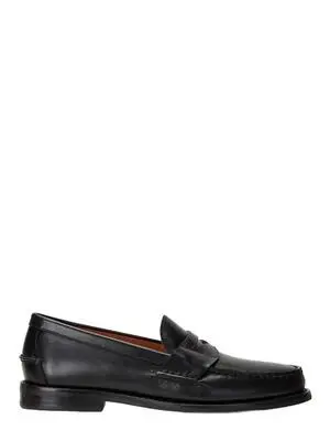 Polo Ralph Lauren Alston Penny Full-grain Loafers - Black