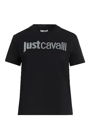 Just Cavalli Logo-print T-shirt - Black