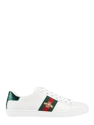 Gucci Ace Bee Sneakers - White