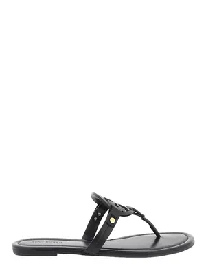 Tory Burch Tory Burch Miller Flip-Flop Slides Black