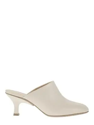 TOD'S Tod's Leather Sabot Grey