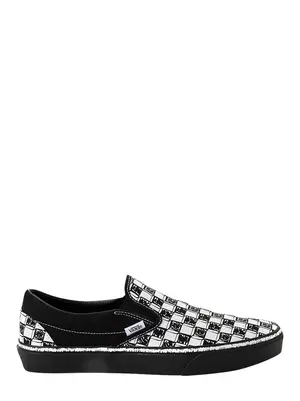 VANS Classic Slip-On 'Sketch Checkerboard' Black