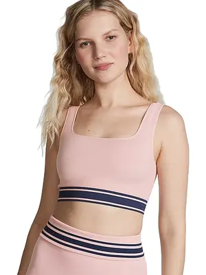 Pink Flip It Seamless Reversible Sports Bra Pink