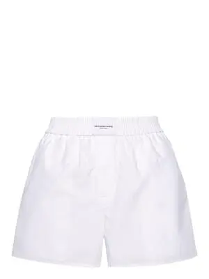 ALEXANDER WANG Logo-Patch Boxer Shorts