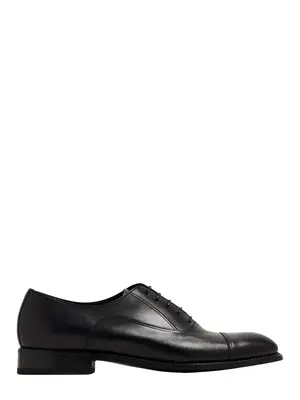 BARRETT Leather Oxford Shoes - Black