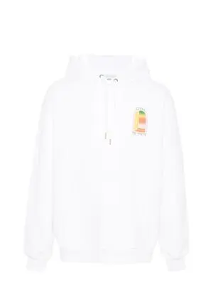 Casablanca Gradient L'arche Hoodie - White