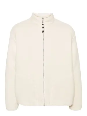 JIL SANDER Reversible Shearling Jacket - Neutrals