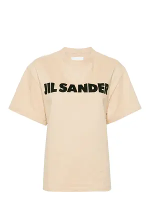 JIL SANDER Logo-print T-shirt - Neutrals