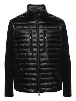 Moncler Quilted Zip-up Jacket - Black