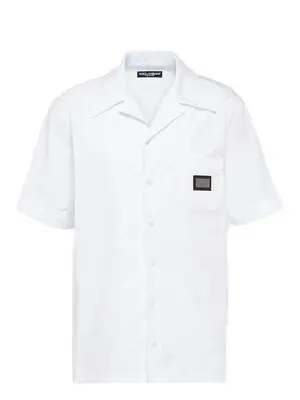 Dolce & Gabbana Logo Cotton Shirt - White