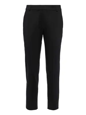 Max Mara Lince Cropped Slim Pants - Black