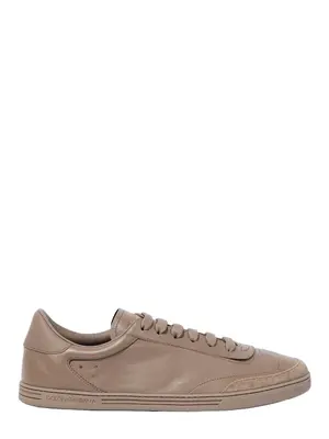 Dolce & Gabbana Saint Tropez Leather Sneakers - Neutrals