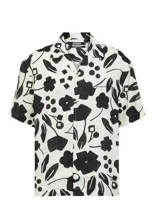 Jacquemus Jean Printed Linen Shirt - Multicoloured