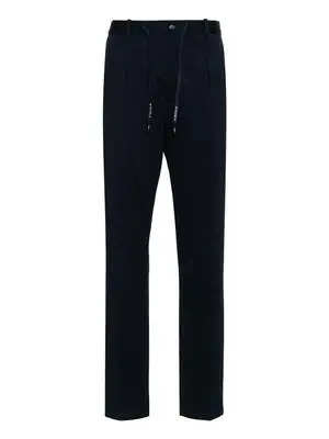 CIRCOLO 1901 Pleat-detail Straight-leg Trousers - Blue