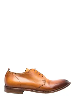 Moma Lace-up Leather Derby Shoes - Brown