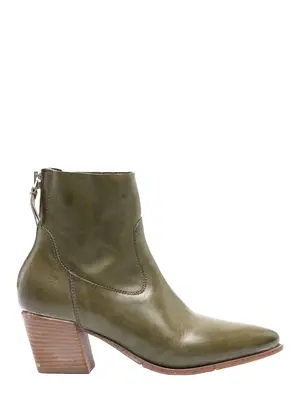Moma Triumph Leather Boots - Green