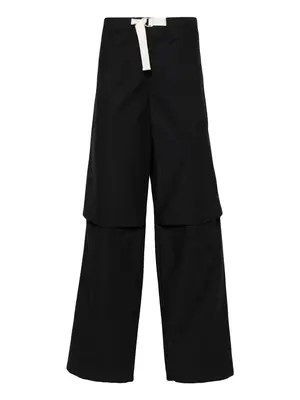 JIL SANDER Loose-fit Trousers - Blue